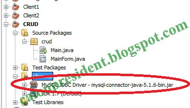 Aplikasi CRUD Java - koneksi Java dan Mysql | Contoh - Download Program C#, PHP, Java ,Web, C++