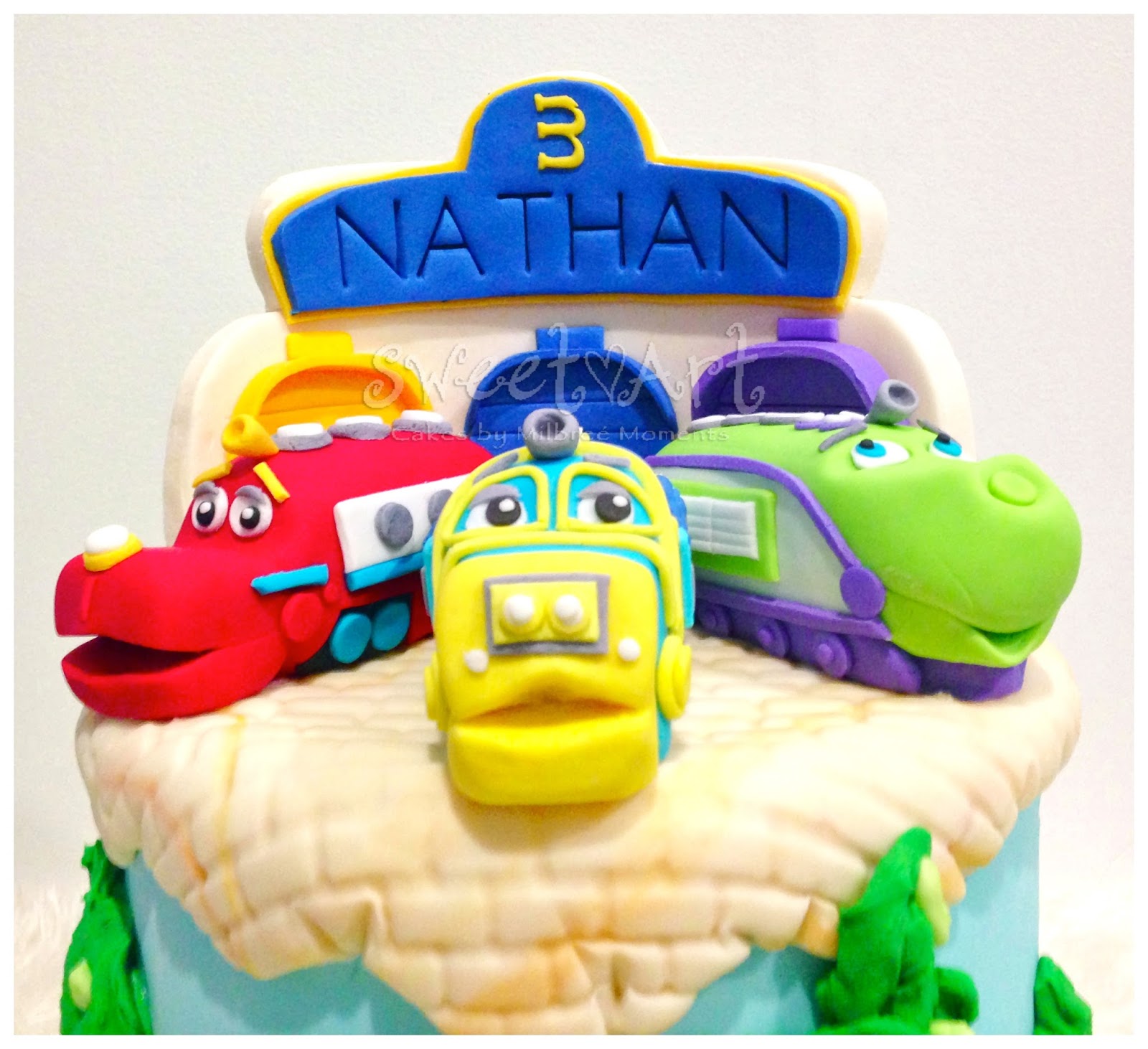 Sweet Art Cakes by Milbreé Moments: Nathan's Chuggington 3rd Birthday Cake