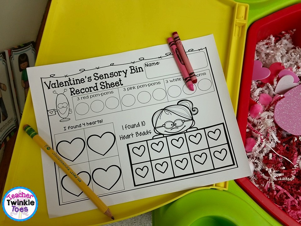 Teacher Twinkle Toes: February Sensory Idea's!