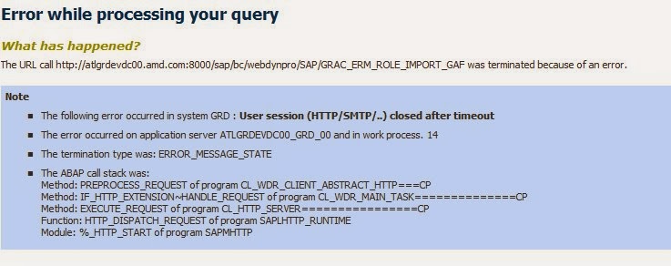 Custom Timeout Page For Web Dynpro Applications Sap Community