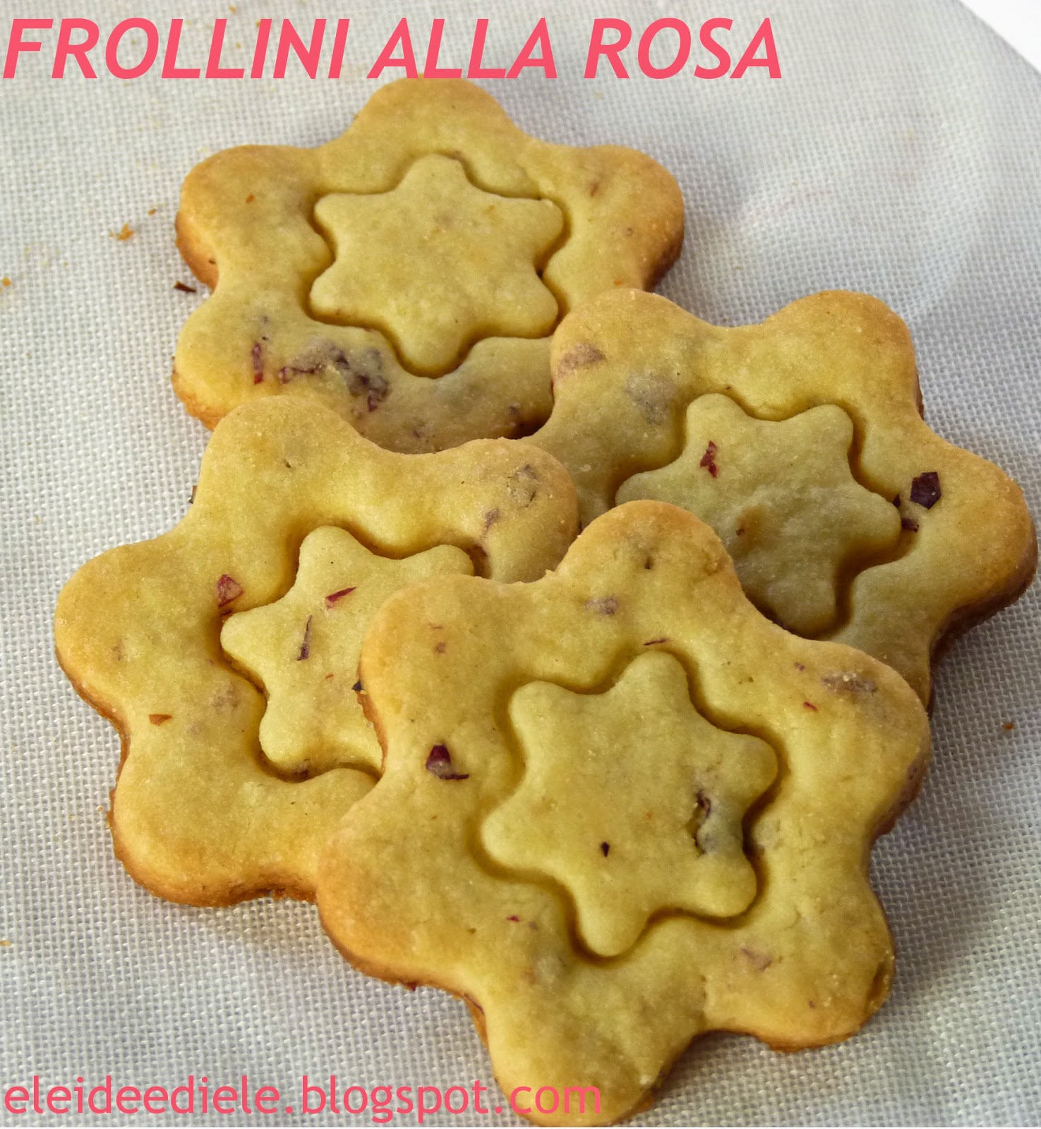 Eleideediele: profumo di....FROLLINI alla ROSA!