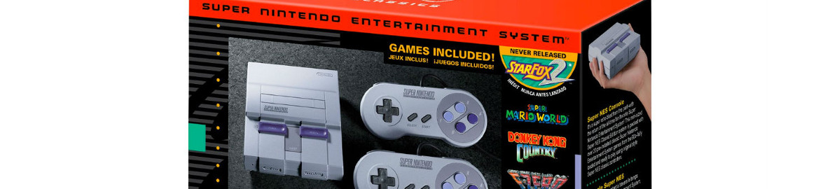 Nintendo anuncia o SNES Classic Edition