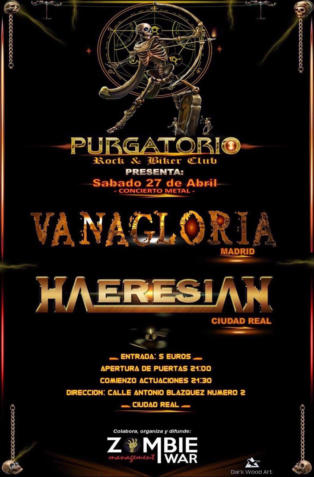 Metal2012: Vanagloria continúa presentando su nuevo disco titulado ...