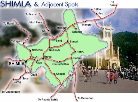 Be a trip make a trip: Shimla - About Queens of Hill Station - The Name ...