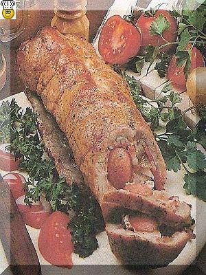 vcielkaisr-mojerecepty: Bravčová roláda plnená párkom