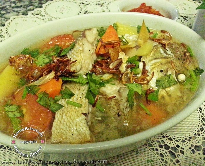 HomeKreation - Kitchen Corner: Fish Soup (Sup Ikan)