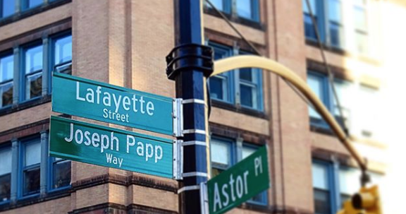 EV Grieve: Joseph Papp Way