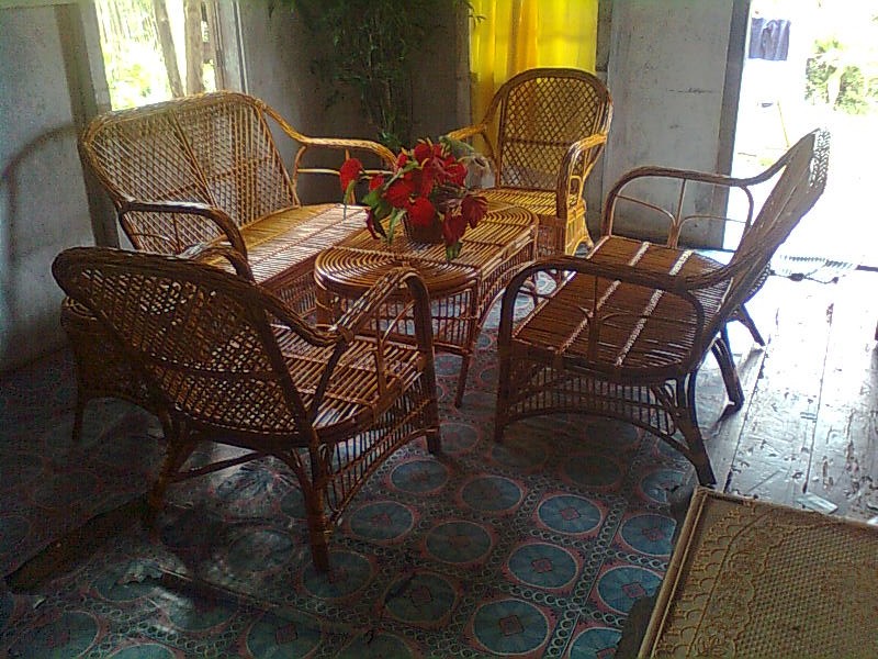 Kerajinan Bambu dan Rotan Piantus,Sejangkung,Sambas: gambar kursi rotan