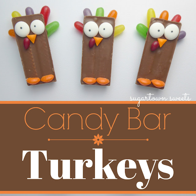 Sugartown Sweets: Candy Bar Turkeys