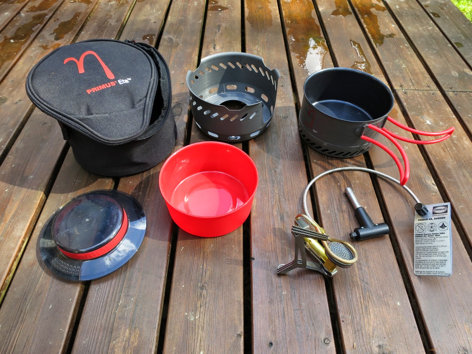 SATTUMIA SUSIRAJALLA: Koekäytössä: Primus Eta Spider retkikeitin