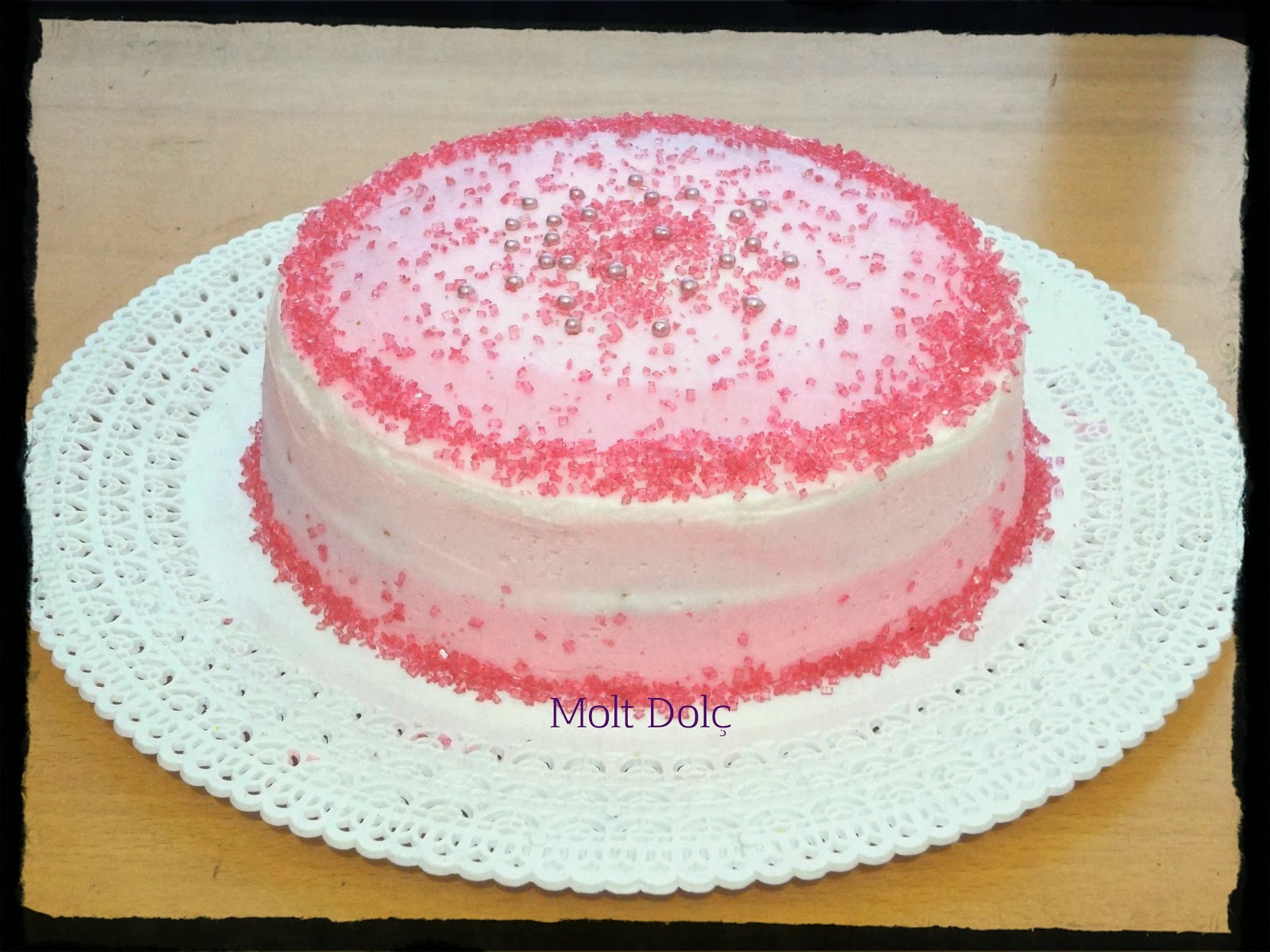 El blog de Molt Dolç: Tarta Rosa