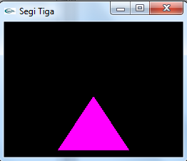 Basic openGL#part 3 GL_TRIANGLES membuat segitiga
