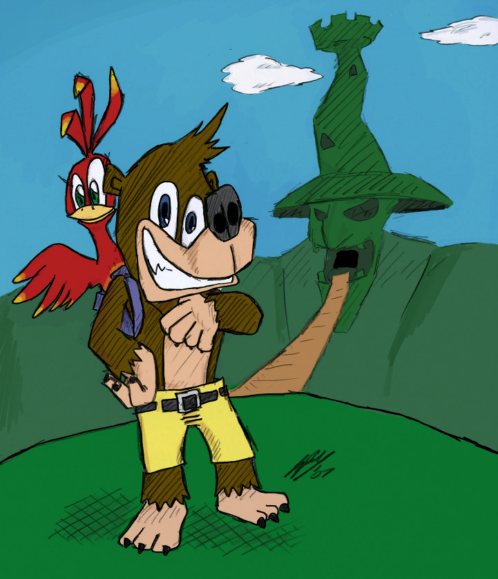 Insanity's Solace: Ghost's Angry Reviews: Banjo-Kazooie (with KoD)