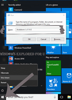 Logeshwaran.org: How to Shutdown(turn off) Windows 10 PC - Tutorial