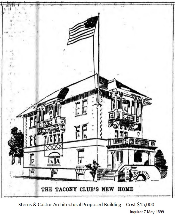Philly & Stuff: Tacony Club House - Circa 1908-1909 – 4619 Longshore St ...