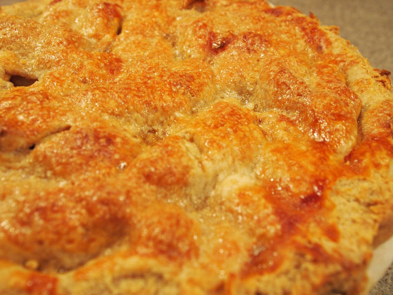 unnecessary goodness: brown sugar cinnamon crusted apple custard pie