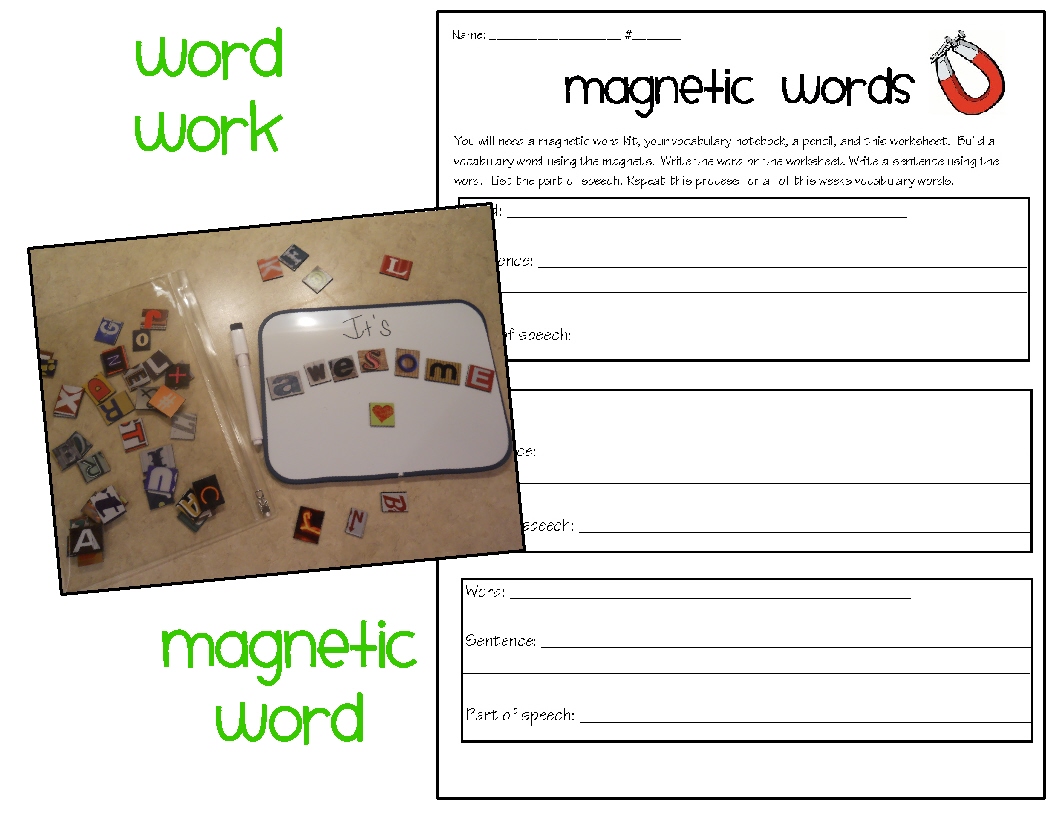 Super Pig and Tyrant King: It was a Word Work week!