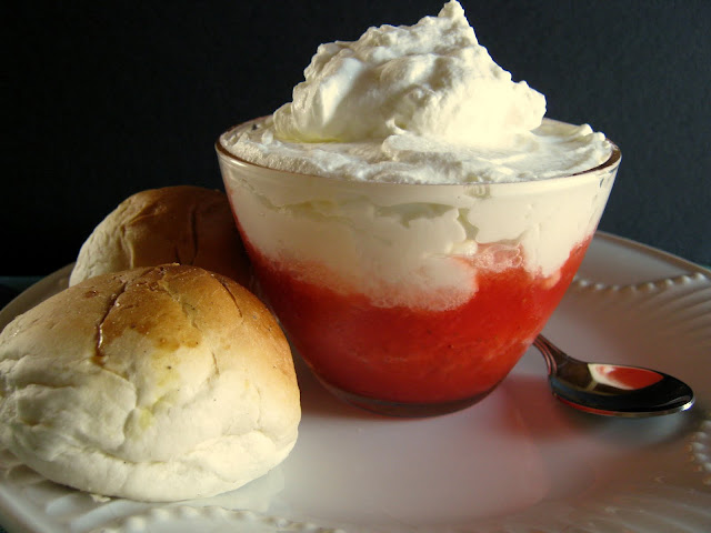 italian cooking: Granita di fragola