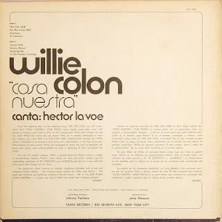SALSA VIDA: 1970 Willie Colon & Hector Lavoe - Cosa Nuestra