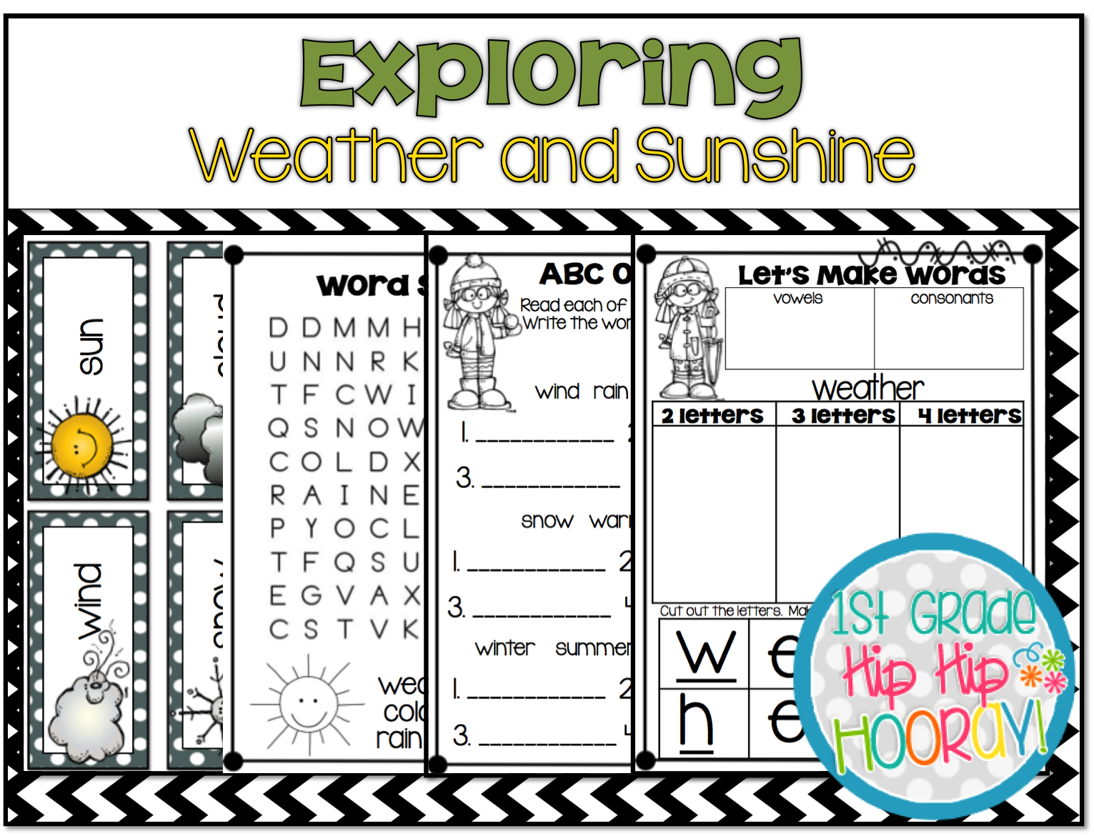 1st Grade Hip Hip Hooray!: Kindergarten NGSS