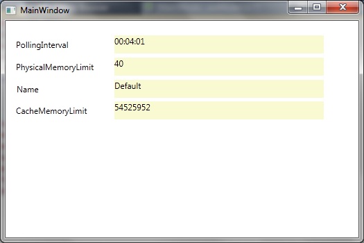 Muhammad Shujaat Siddiqi: WPF: Configuring System.Runtime.Caching ...