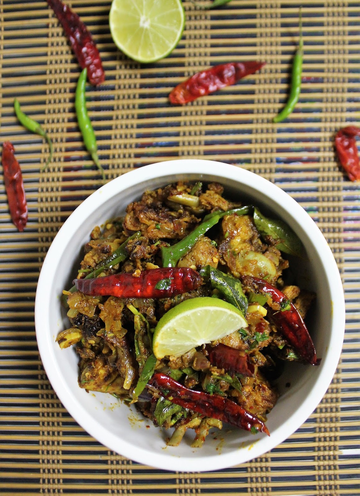 Bethica's Kitchen Flavours: Spicy & Tangy Dry Mutton Fry