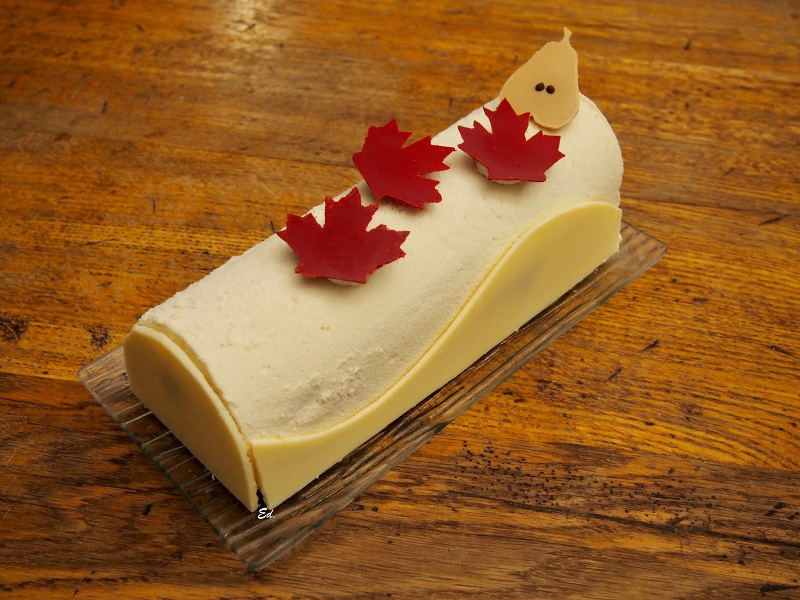 Bûche "La Canadienne" de Pascal Lac - Cuisine et patisserie
