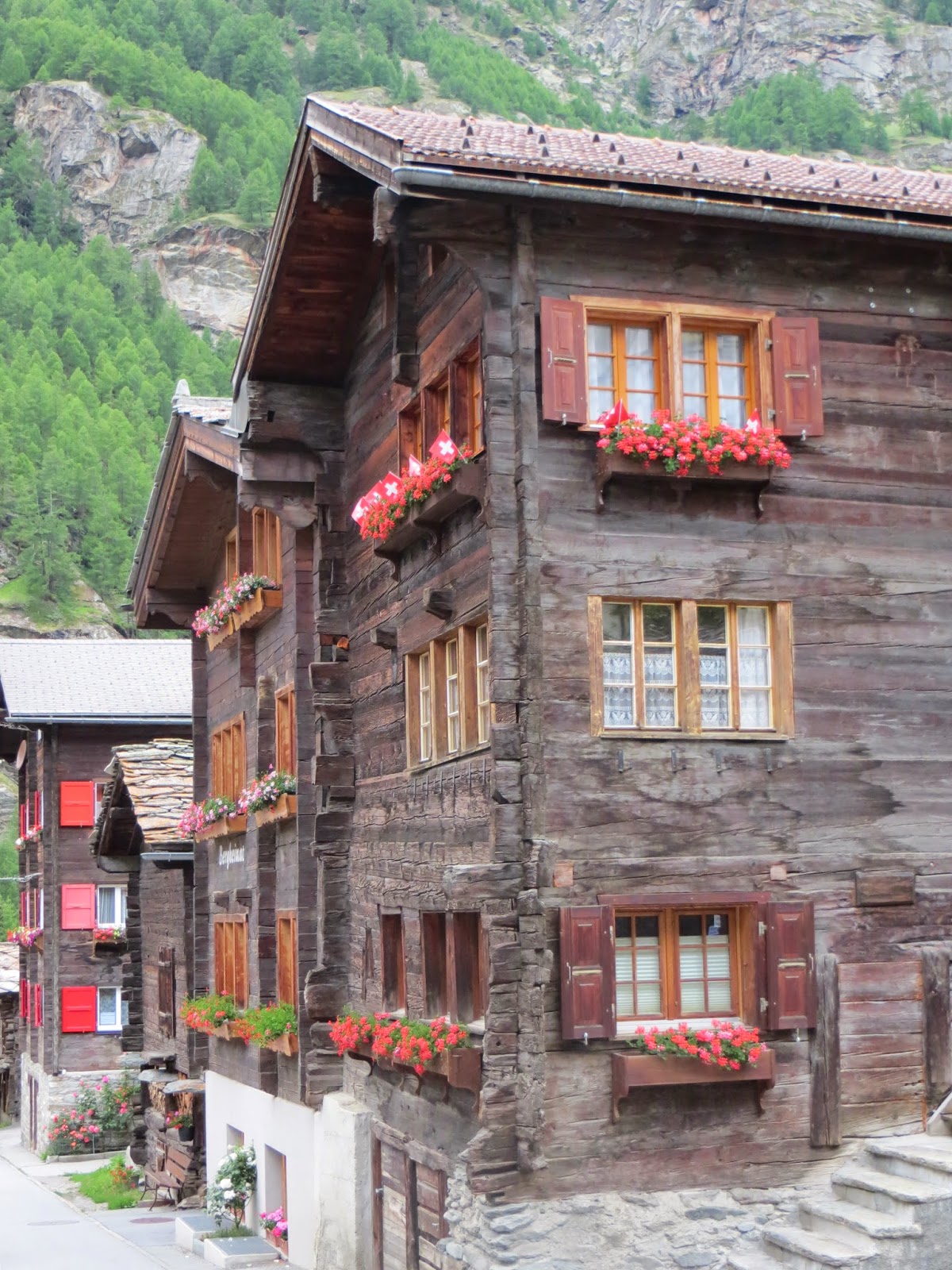 Travel_Photography: Swiss Chalets of Tasch