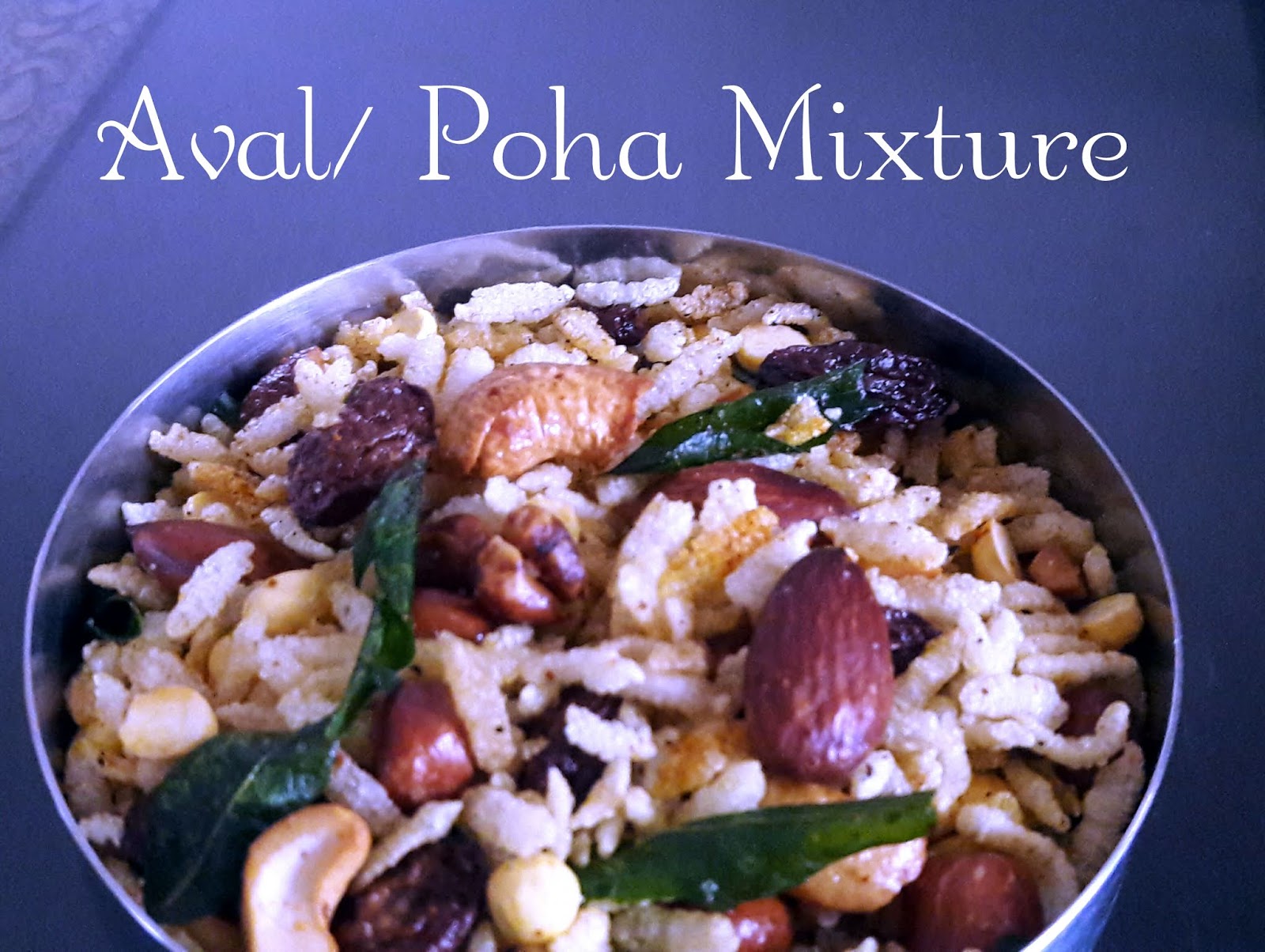 Vedai Cuisine: AVAL MIXTURE | POHA MIXTURE | EASY SNACK | POHA CHIVDA