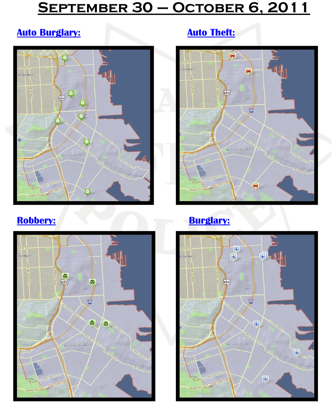 D10 Watch: Bayview District SFPD Newsletter