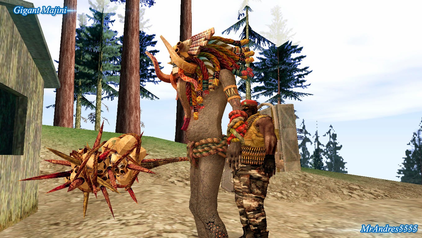 GTA-SA-Modificaciones: Skin Giant Majini Resident Evil 5 GTA SA