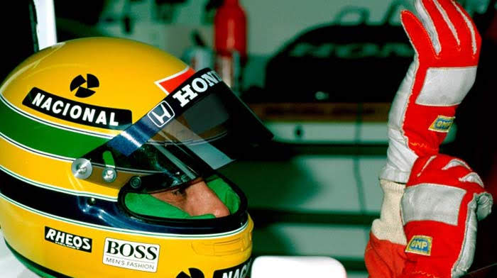 Ayrton Senna: Ayrton Senna em seu Cockpit em 1990