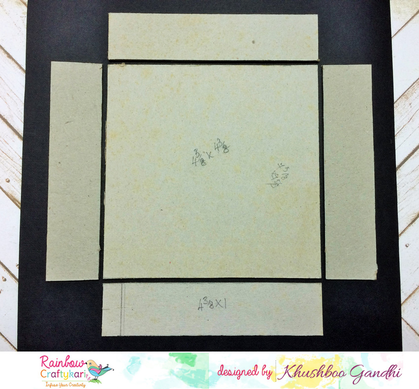 Welcome to Rainbow Craftykari Blog: Quick and Easy Chipboard Box ...