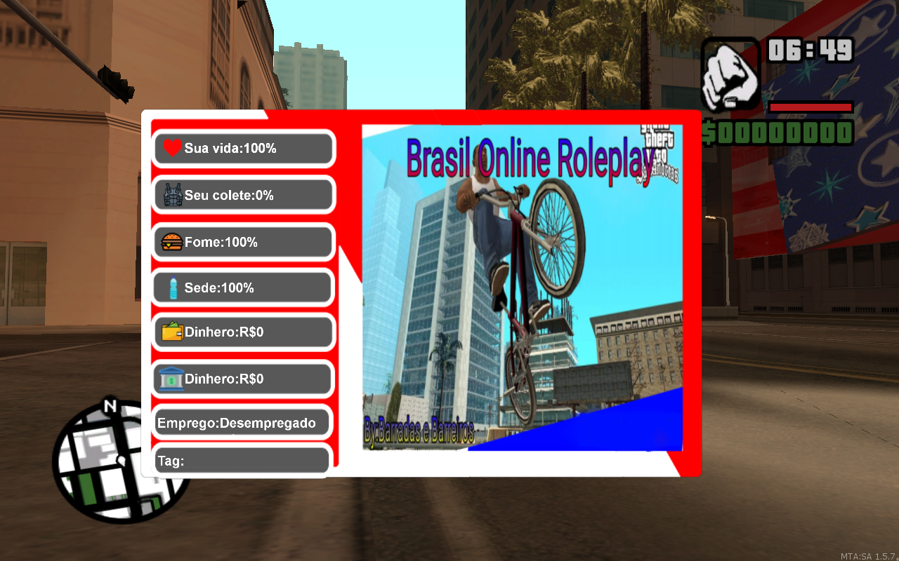 DashBoard Descompilada By JosePH - MTA Brasil