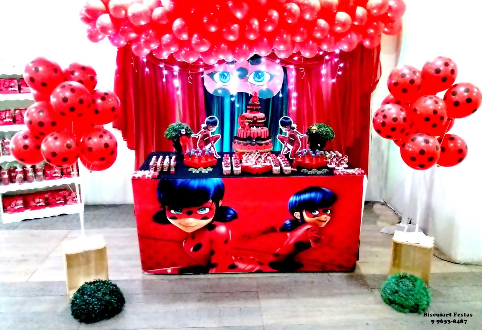 Biscuiart Festas: FESTA Ladybug, DECORAÇÃO Ladybug, Mimos LadyBug