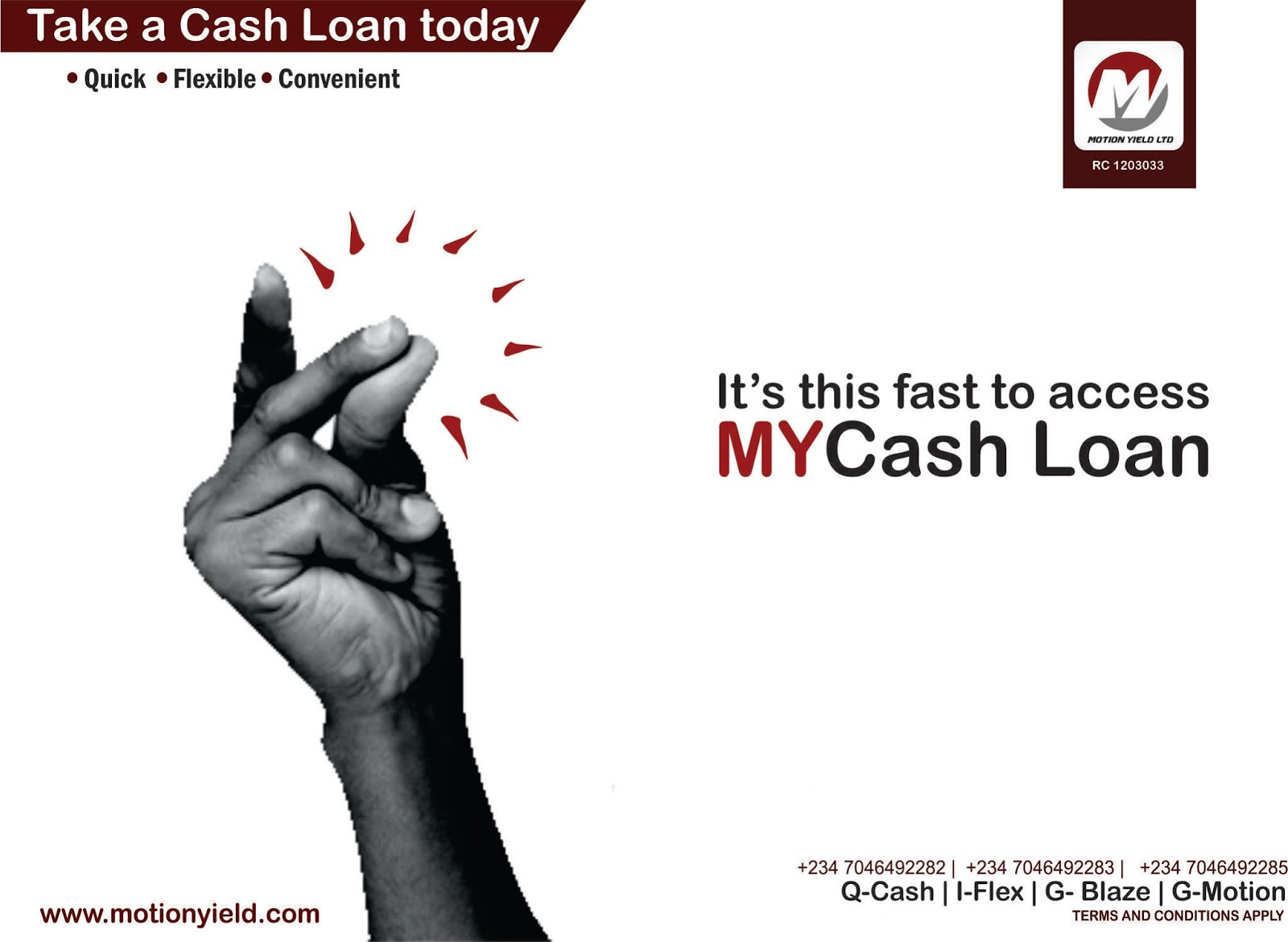 A vision in motion: You can Achieve Your Dreams with Motion Yield Cash Loan