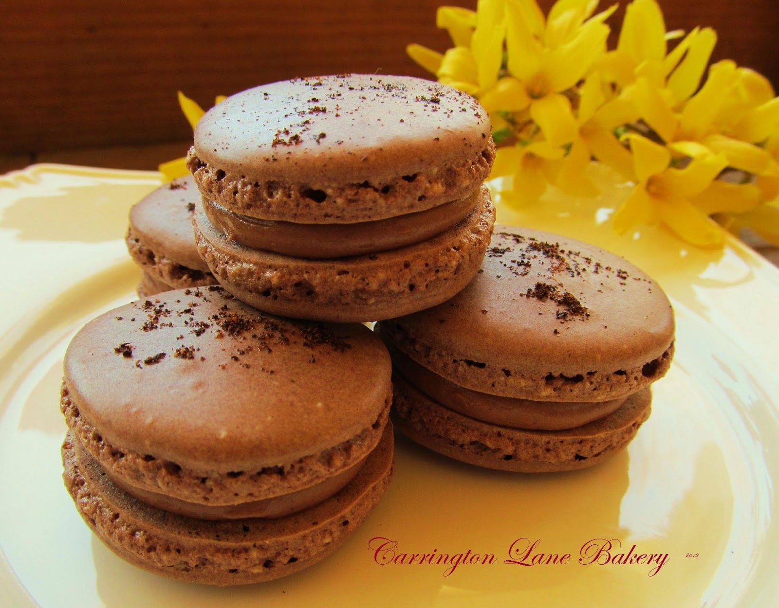 Carrington Lane Bakery: Ancho Chili and Chocolate Macarons