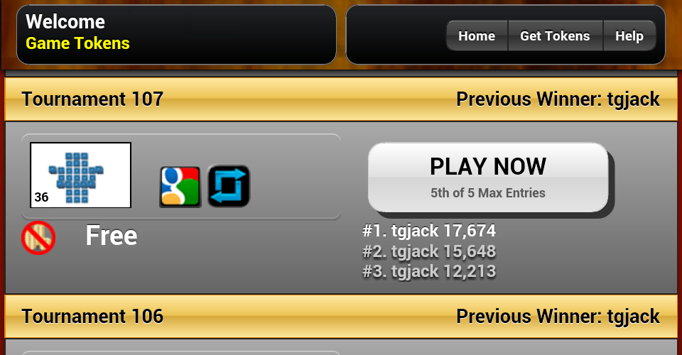 Tournament Games: TG Mobile Browser