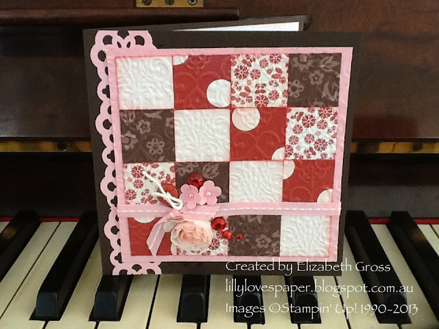 Patchwork Quilt Themed Cards, great way to use up Paper scraps