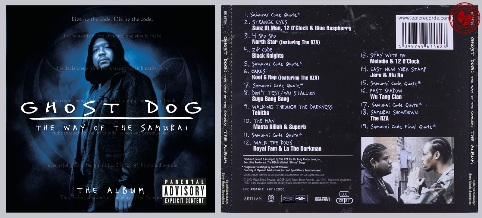 WTCFoLife Blog: Ghost Dog: The Way Of The Samurai "The Soundtrack ...