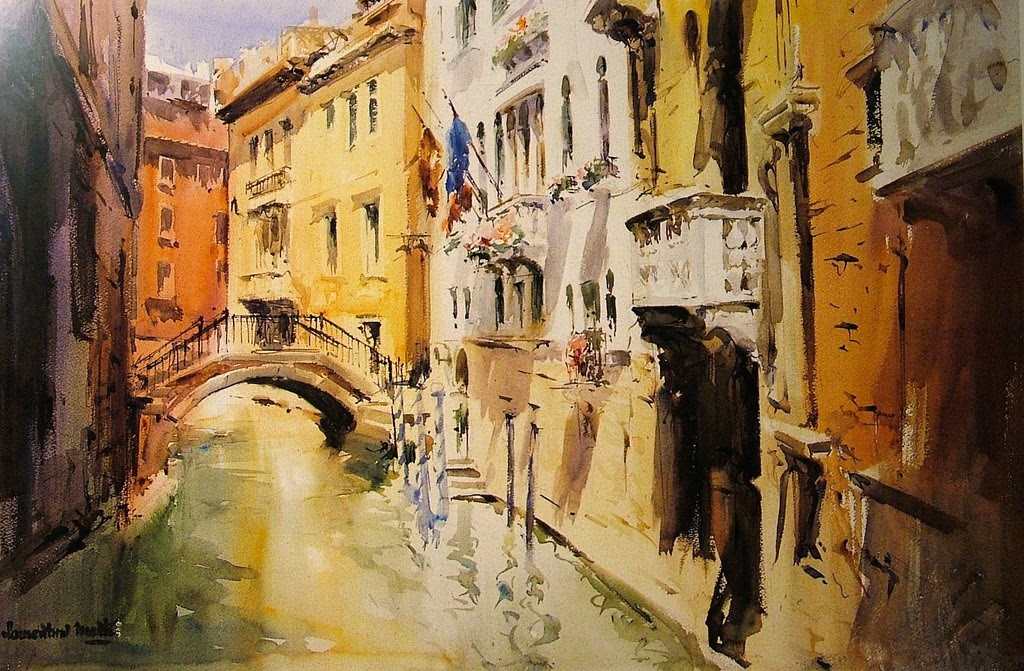 Laurentino Marti, 1946 ~ Watercolor painter | Tutt'Art@ | Pittura ...
