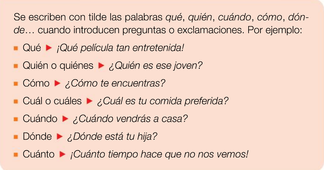 MilagroTIC: LENGUA 6º - TEMA 3 - OTRAS PALABRAS CON TILDE ...