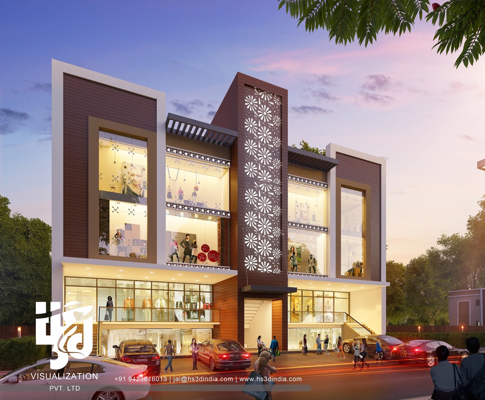 3D EXTERIOR NIGHT RENDERING