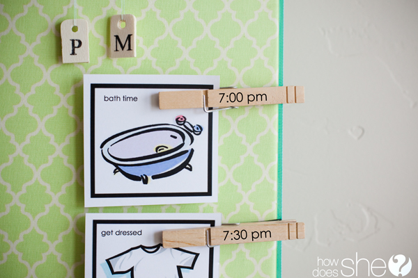 Weeds to Wishes.: We SO need a visual schedule.