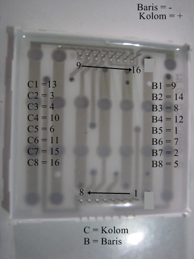 Konfigurasi Dot Matrik 8x8 Revisi