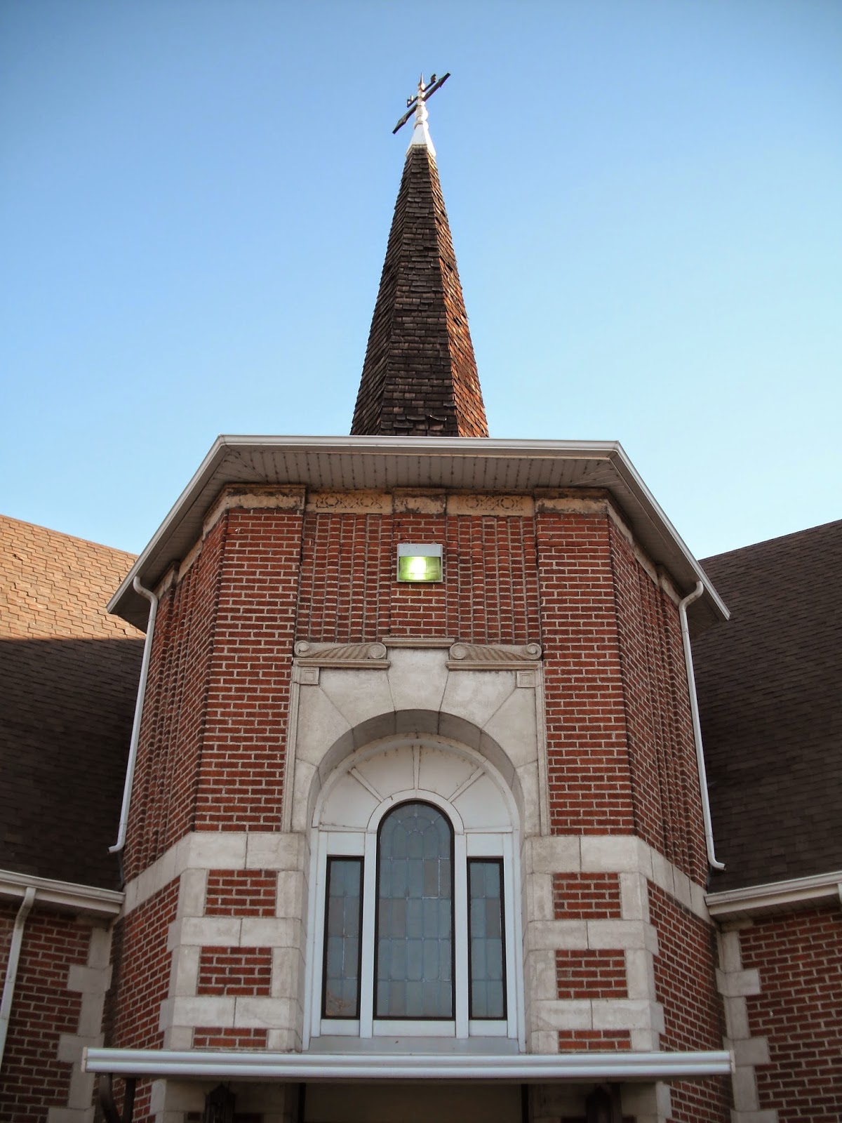 Historic LDS Architecture: Provo First Ward: Steeple Detail