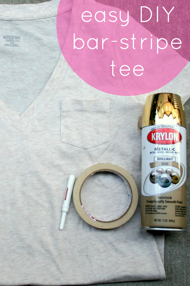 The easiest, coolest stripe tee DIY tutorial / Create / Enjoy