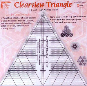 .: Clearview Triangle Ruler