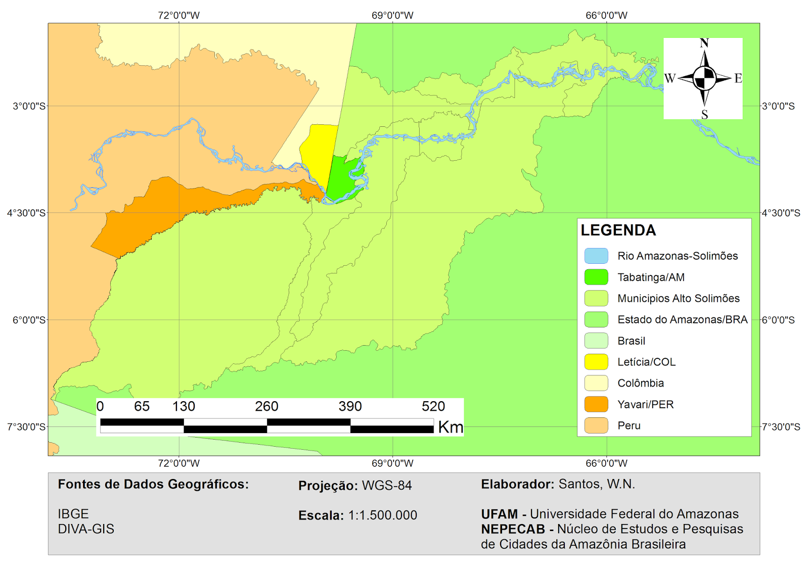 Geoambiental William: Estudos em Tabatinga/AM e região do Alto Solimões
