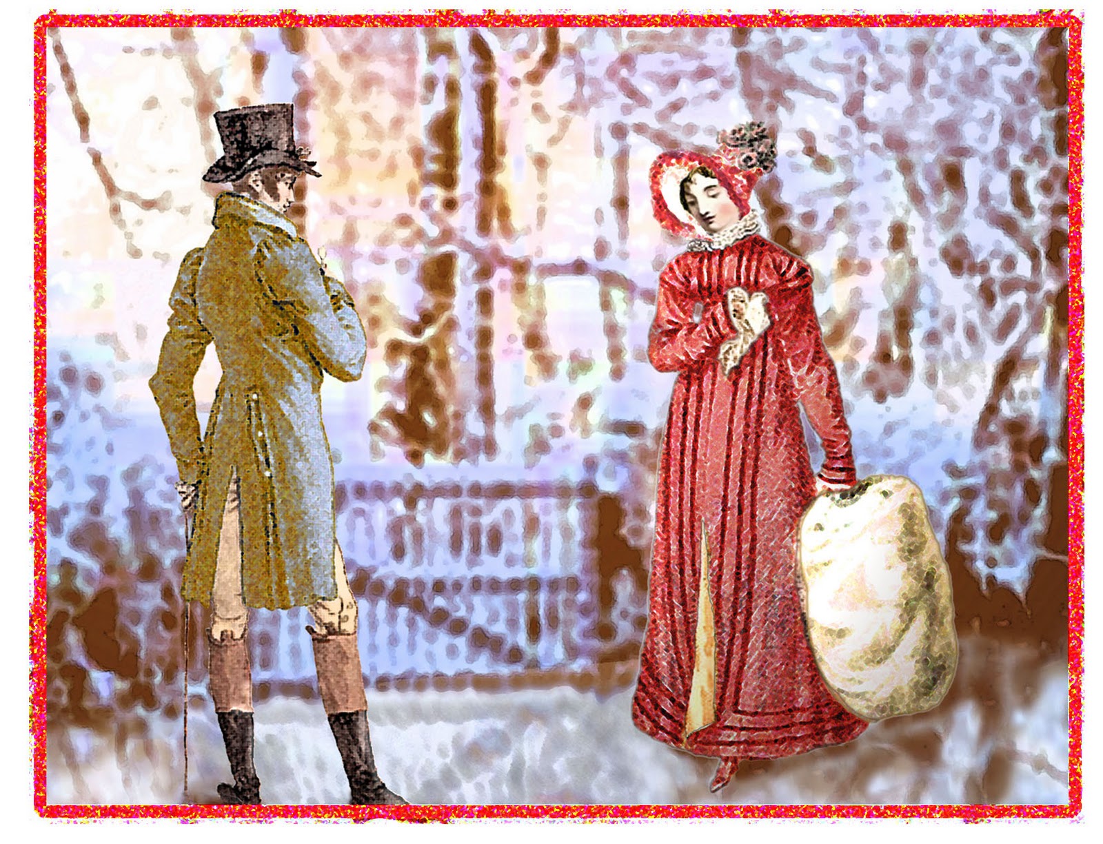 A Thousand Pixels: Regency Christmas Cards